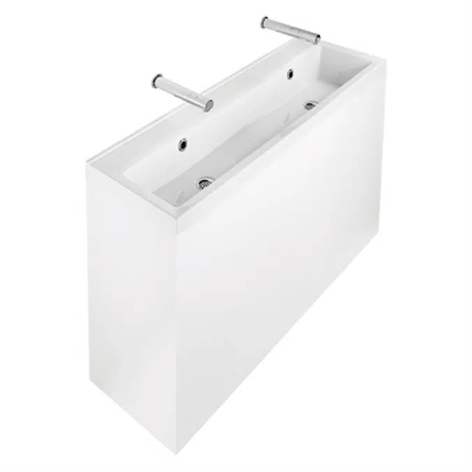 BIM objects - Free download! Broadway Washing Trough, 120cm Undrilled ...