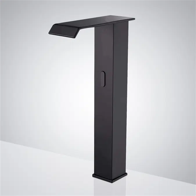BIM objects - Free download! Fontana Matte Black Commercial Hands-Free ...