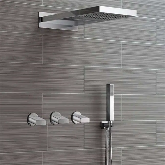 Objetos Bim ¡descarga Gratis Fontana Reno Wall Mounted Nickel