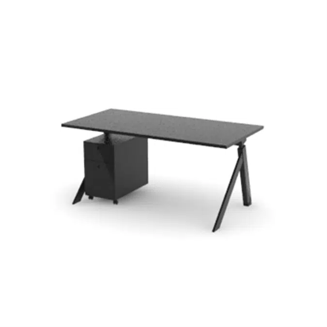 BIM objects - Free download! K2 Table adjustable workdesk - 800x1600 ...