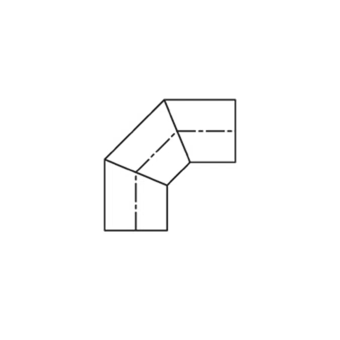 BIM objects - Free download! 90° Elbow - Blueline - FRPP | BIMobject