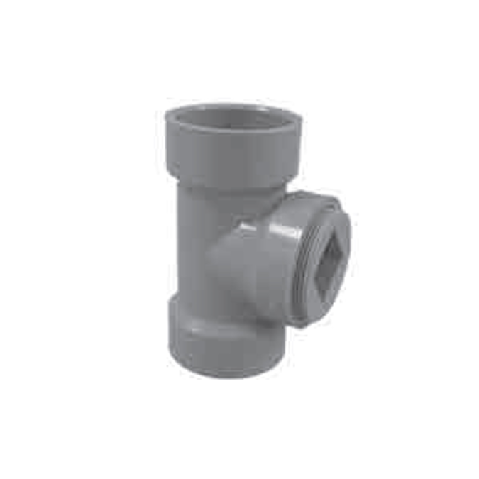 BIM objects - Free download! Clean-Out Tee with Plug - COT - Plenum ...