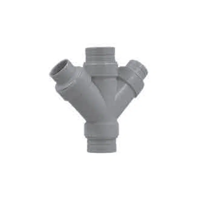 BIM objects - Free download! Reducing Double Lateral Wye - RD45Y ...