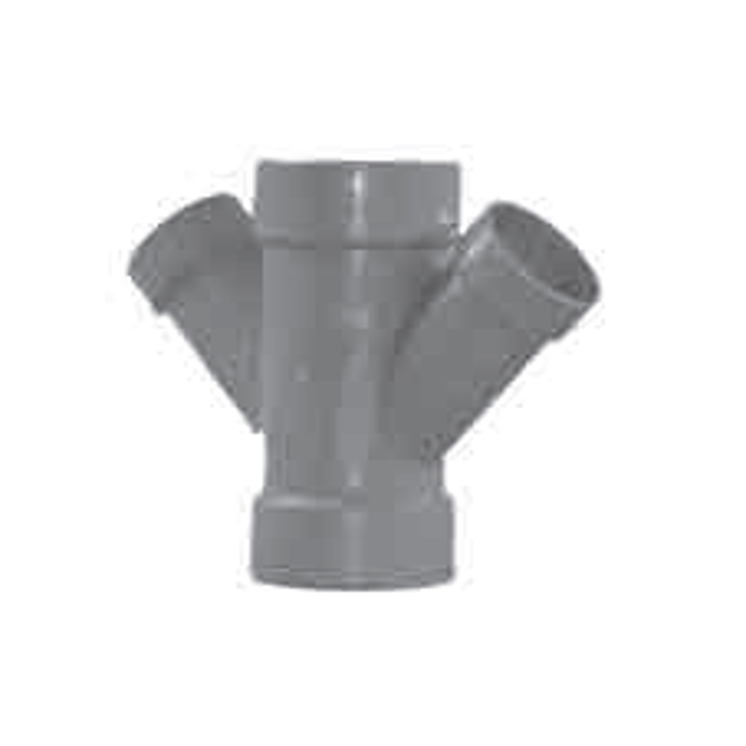 Objetos BIM - ¡Descarga gratis! Reducing Double Lateral Wye - RD45Y ...