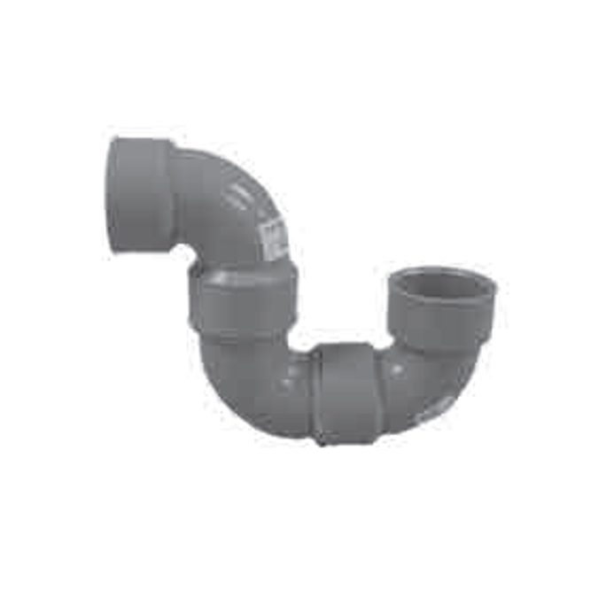 BIM objects - Free download! P-Trap - RBP - Nonadjustable Trap ...