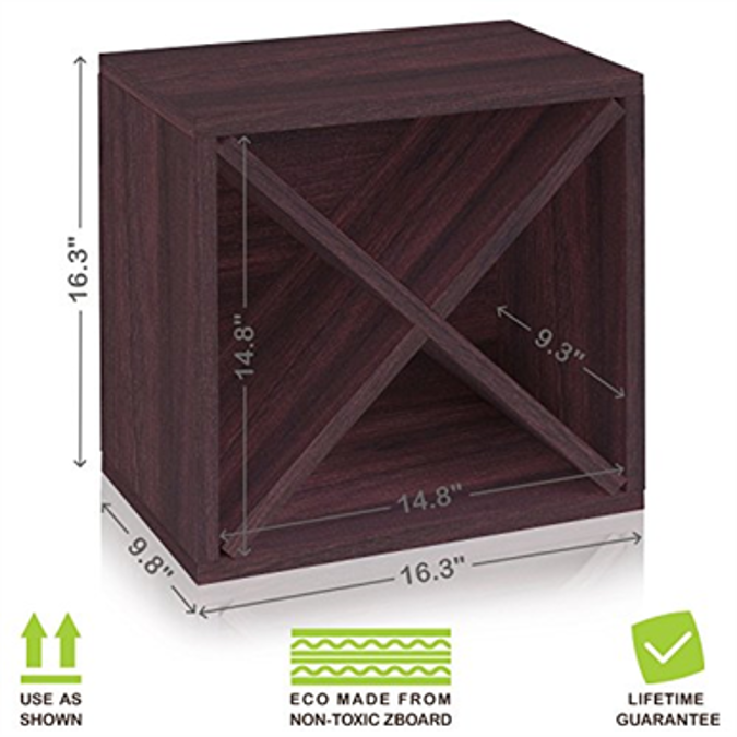 BIM objects - Free download! Way Basics Stackable 12-Bottle Tabletop ...