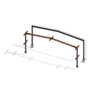 BIM object - ดาวน์โหลดฟรี! SYS Cellular Beam Multi Span Type | BIMobject