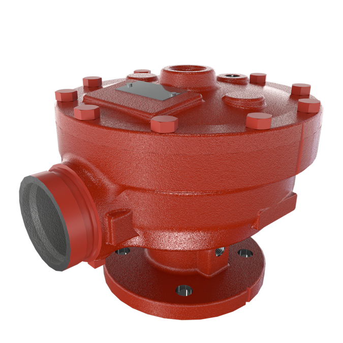 BIM objects - Free download! Model E Deluge/Preaction Valve (Angled ...