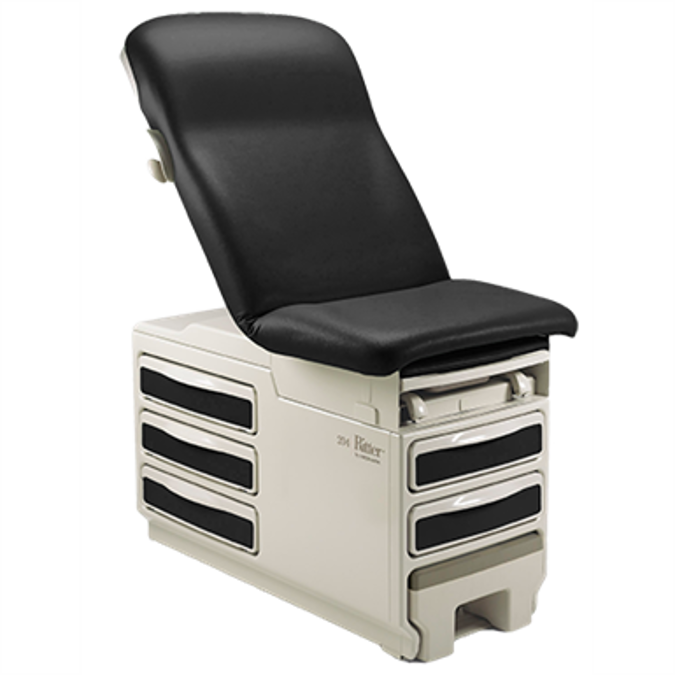 BIM objects - Free download! Ritter 204 Examination Table | BIMobject