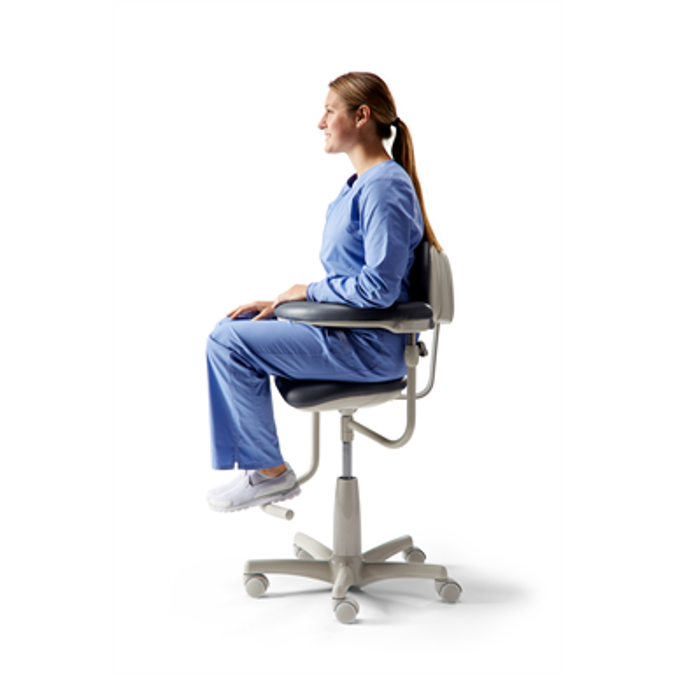 BIM objects - Free download! Dental Assistant's Stool | BIMobject