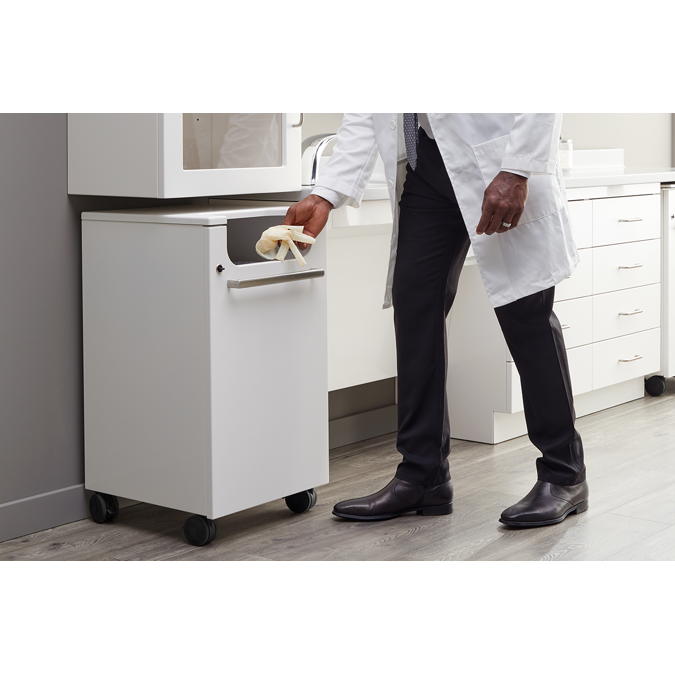 BIM objects - Free download! Synthesis® Mobile Waste Cart | BIMobject