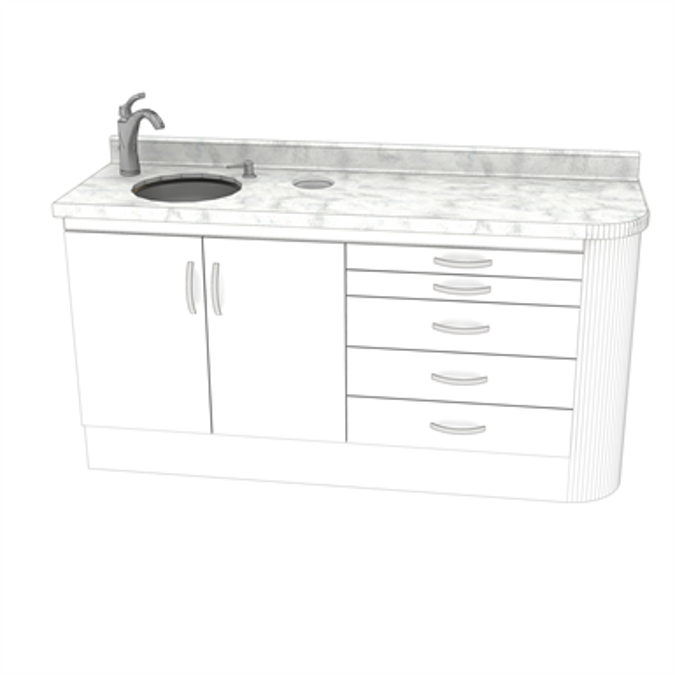 BIM objects - Free download! Synthesis® Side Station - O5 | BIMobject