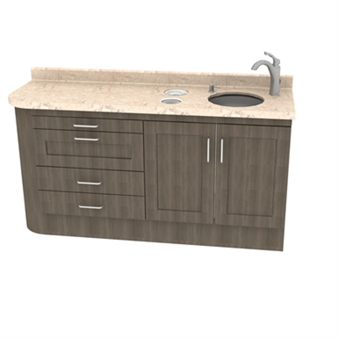 BIM objects - Free download! Synthesis® Side Station - O6 | BIMobject