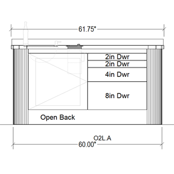 BIM objects - Free download! Synthesis® Side Station - O2 | BIMobject