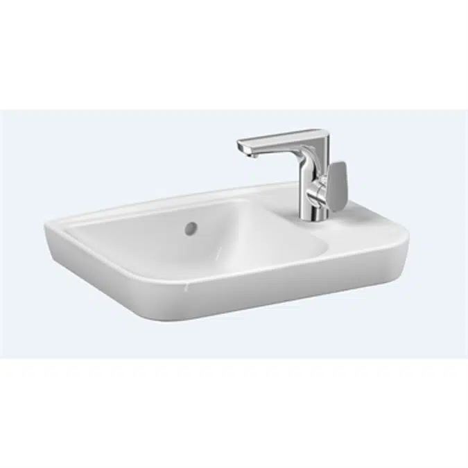 BIM objects - Free download! Wash Basin - Compact basin, 50x35cm ...