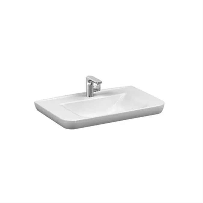 BIM objects - Free download! WashBasin - VanityBasin, 80cm ...