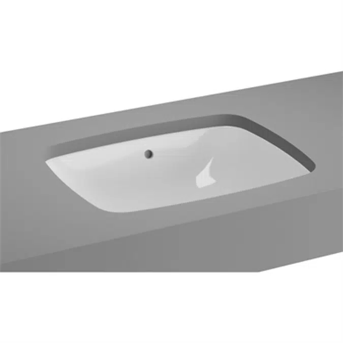 BIM objects - Free download! Wash Basin - 47cm - Under Counter ...