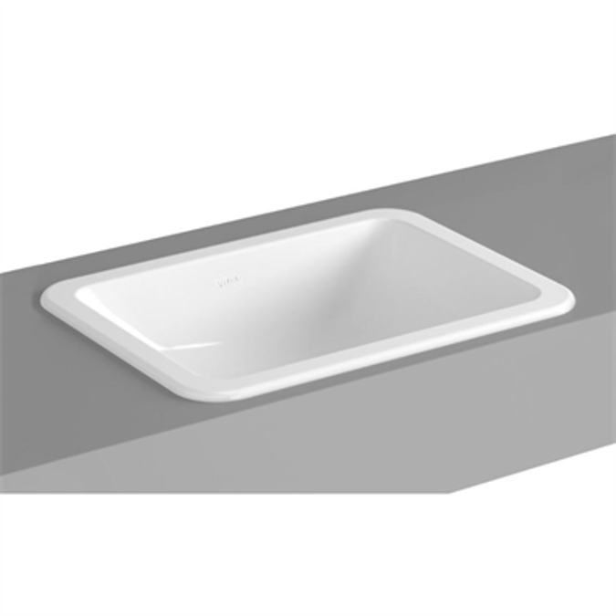 BIM objects - Free download! Wash Basin - Countertop - 50cm - S20 ...