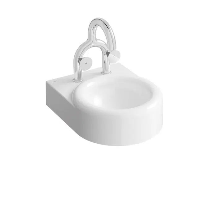 Objetos BIM - ¡Descarga gratis! WashBasin - 40cm - Wall Hung - Liquid ...