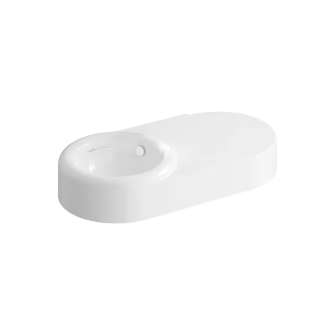 BIM objects - Free download! WashBasin - 80cm - Wall Hung - Liquid ...