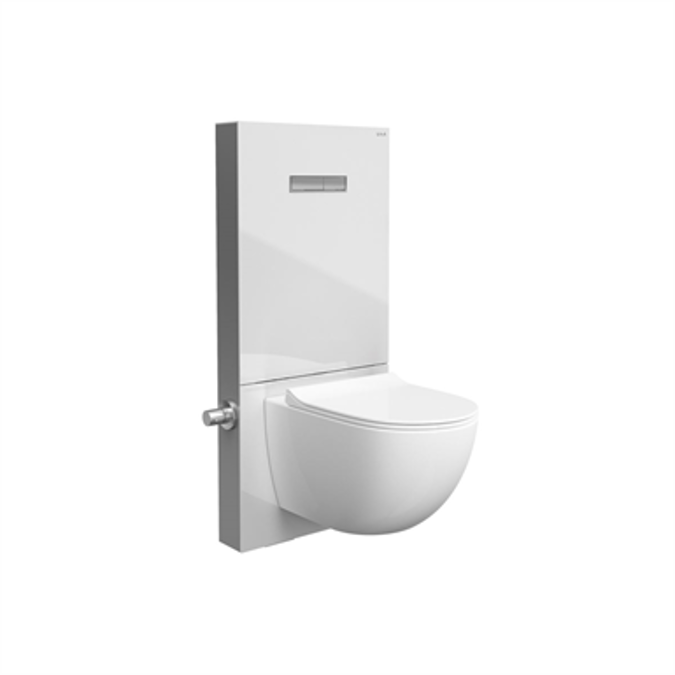 BIM objects - Free download! Cistern - WC Pan Glass Cistern - With Stop ...