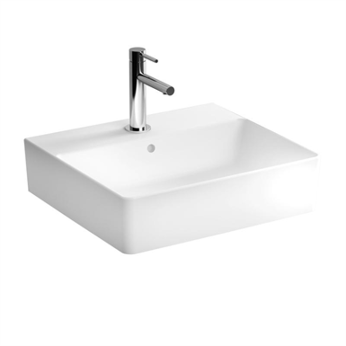 BIM objects - Free download! Wash Basin - 60cm - With Tap Hole - Nuo ...