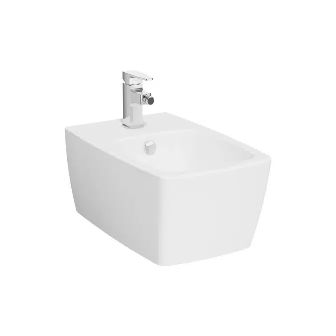 BIM objects - Free download! Bidet - Wall Hung - 56cm - Memoria Series ...