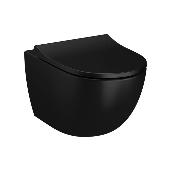BIM objects - Free download! WC Pan - Rim Ex - Wall Hung - 54cm - Sento ...
