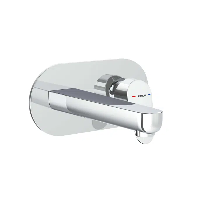 BIM objects - Free download! BathMixer-BuiltIn-WallMounted-VitrA-Flow ...