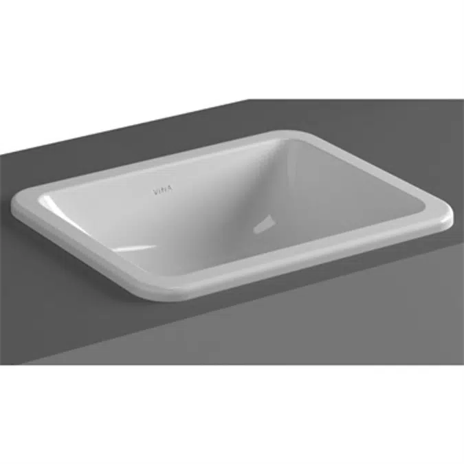 BIM objects - Free download! Wash Basin - Countertop - 45cm - S20 ...