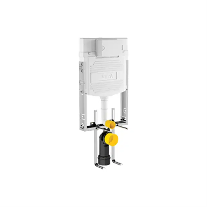 BIM objects - Free download! Concealed Cistern - For Brick Walls - 8cm ...