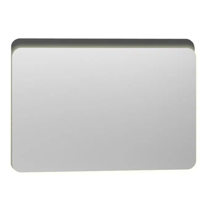 BIM objects - Free download! Mirror - Illuminated Mirror - 100cm - Nest ...