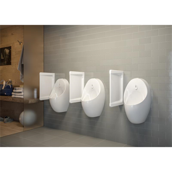 BIM objects - Free download! Urinal - Photocell Urinal - Arkitekt ...