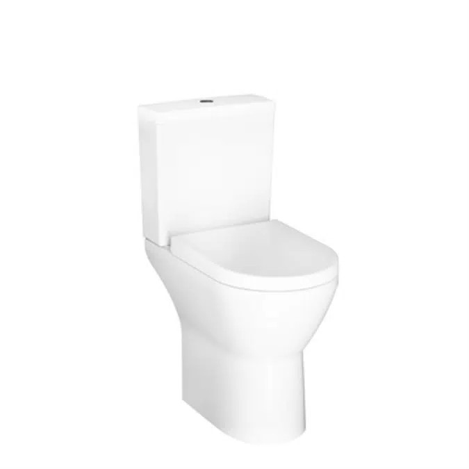 BIM objects - Free download! WC Pan - Rim Ex - Close Coupled WC Pan ...