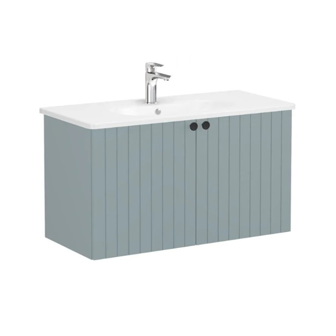 BIM objects - Free download! Washbasin Unit - 100cm - With Doors - Root ...