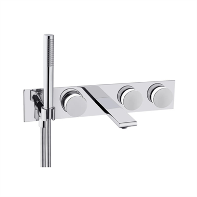 BIM objects - Free download! Bath Mixer - (Built-in) - 3 Way Diverter ...