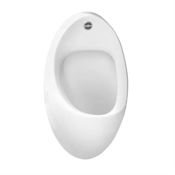 BIM objects - Free download! Urinal - Back Inlet Urinal - With ...