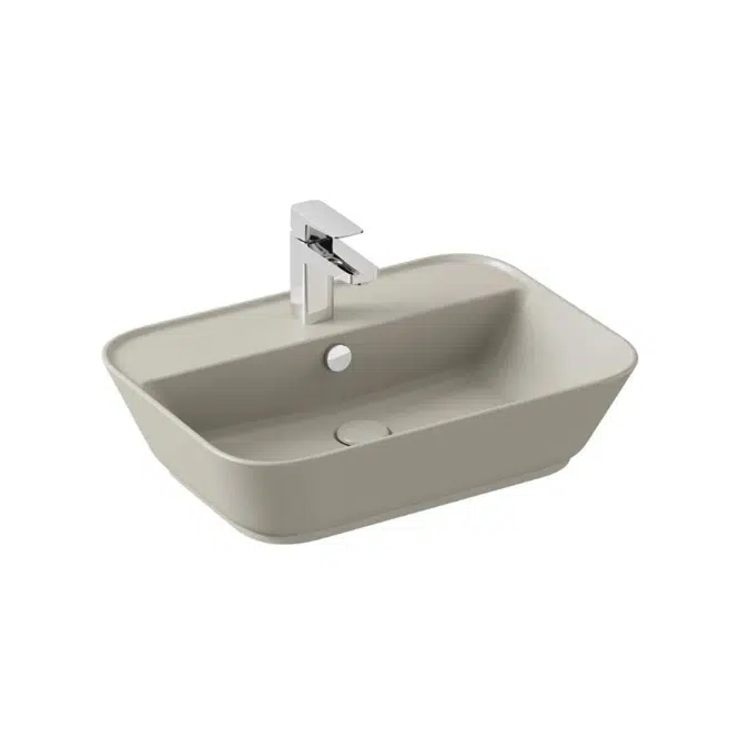 BIM objects - Free download! Wash Basin - Counter Top - Soft Square ...