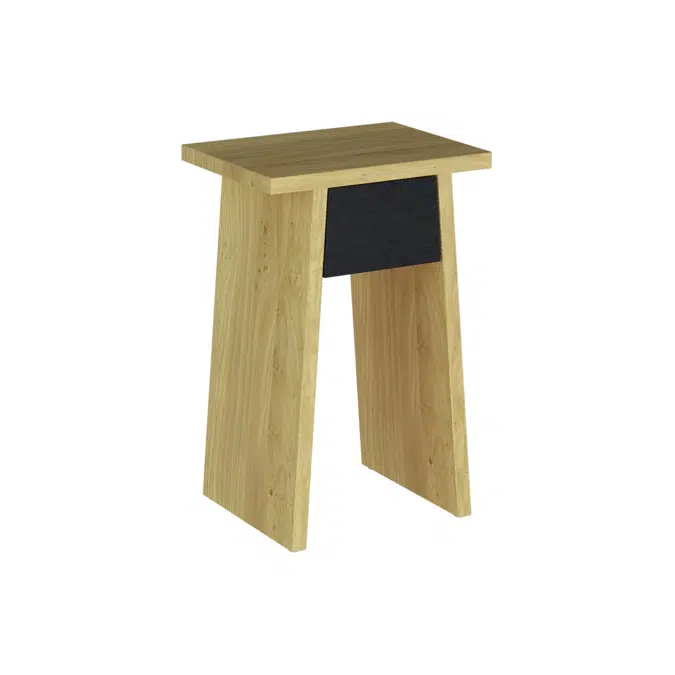 BIM objects - Free download! Bench Unit - 50cm - Console - With Drawer ...