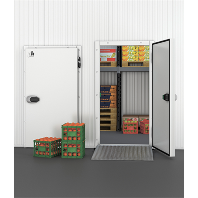 BIM objects - Free download! Half-Hidden Hinged Single Leaf Door (HSLD ...