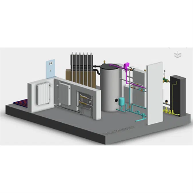 BIM objects - Free download! Central Heating | BIMobject
