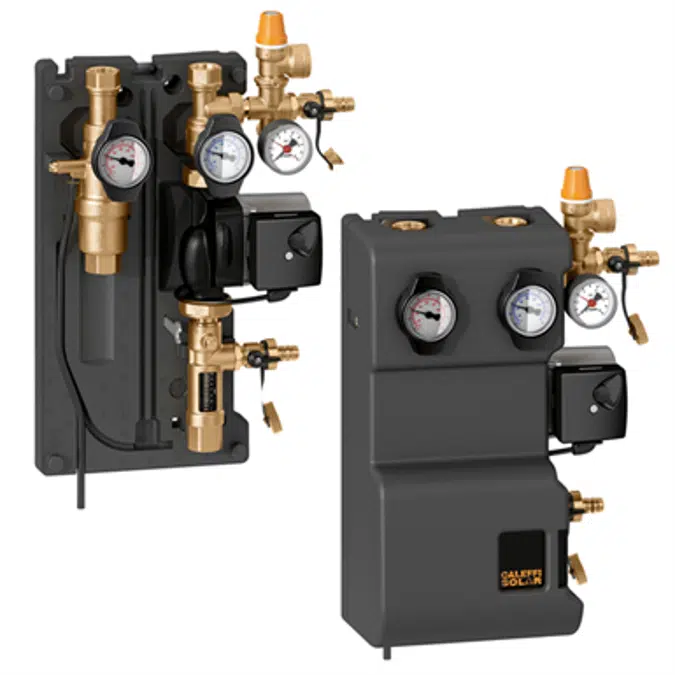 BIM objects - Free download! Circulation units for solar thermal ...