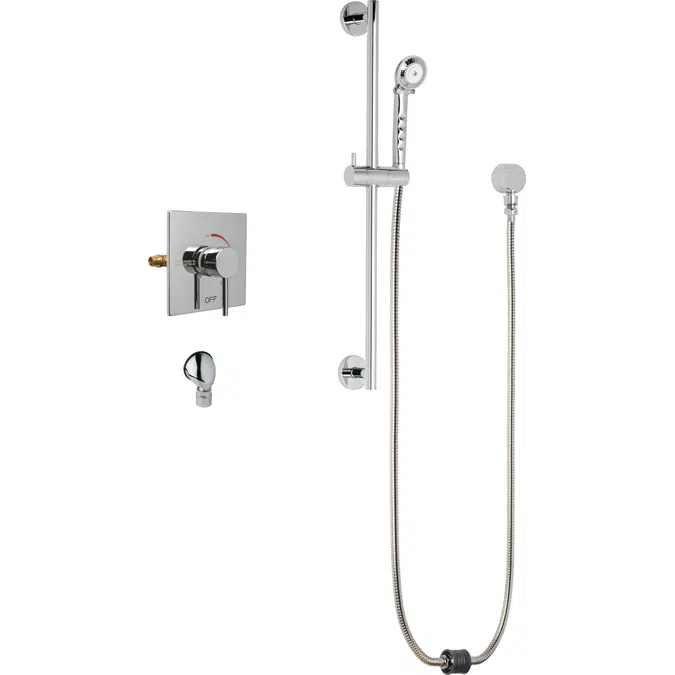 BIM objects - Free download! Thermostatic/Pressure Balancing Shower ...