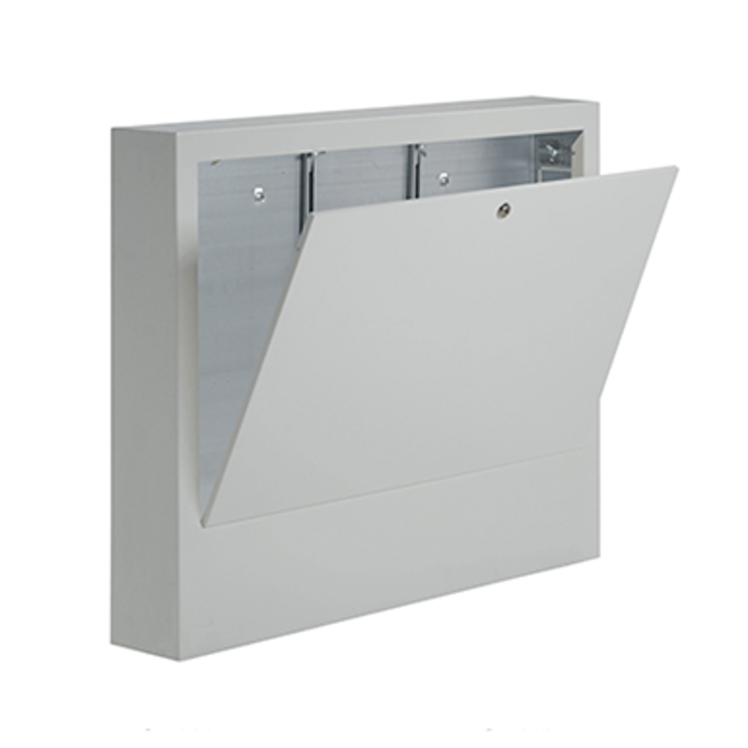 BIM objects - Free download! Metalbox external manifold cabinet | BIMobject