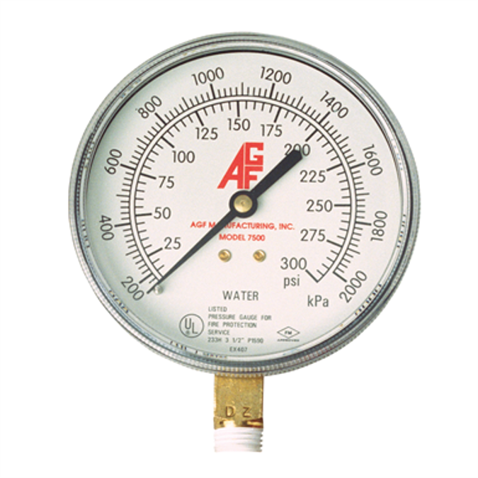 BIM objects - Free download! Model 7500 - Pressure Gauge | BIMobject