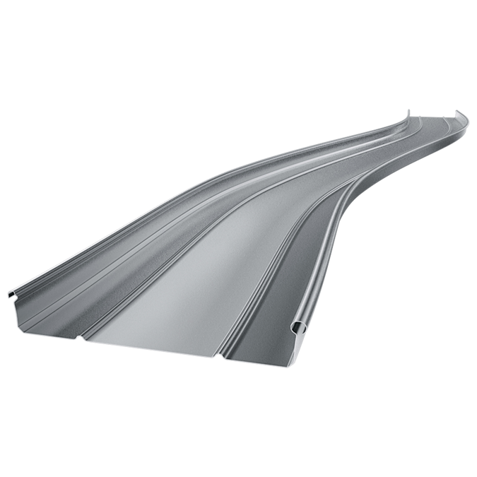 BIM objects - Free download! BEMO Standing Seam N65 MONRO FREEFORM ...