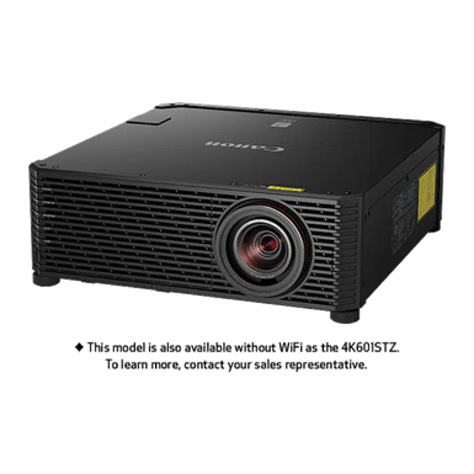 BIM objects - Free download! Canon REALiS 4K600STZ Pro AV 4K Laser LCOS ...