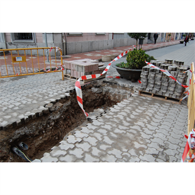 BIM object - ดาวน์โหลดฟรี! Concrete paving blocks | BIMobject