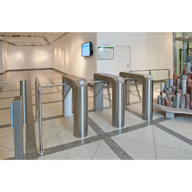 BIM objects - Free download! Tripod Barrier Kerberos TPB-E01 | BIMobject