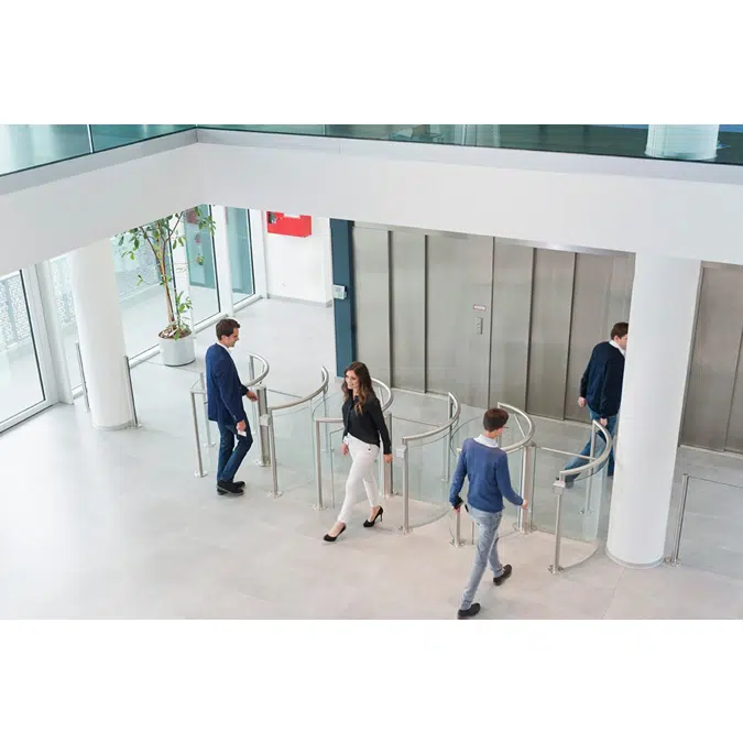 Objetos BIM - ¡Descarga gratis! Half-height Turnstile Charon HTS-M01 ...